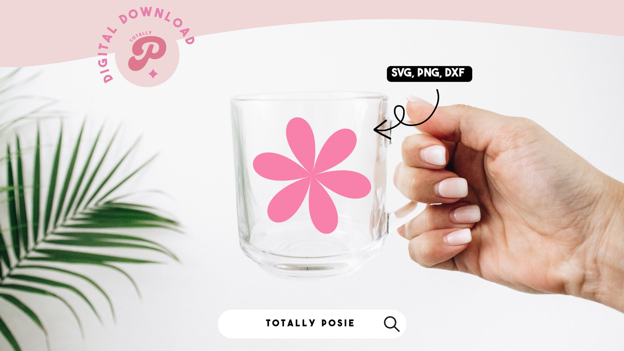 Pink Daisy SVG Clipart Doodles Plants Graphic Vector SVG - Etsy
