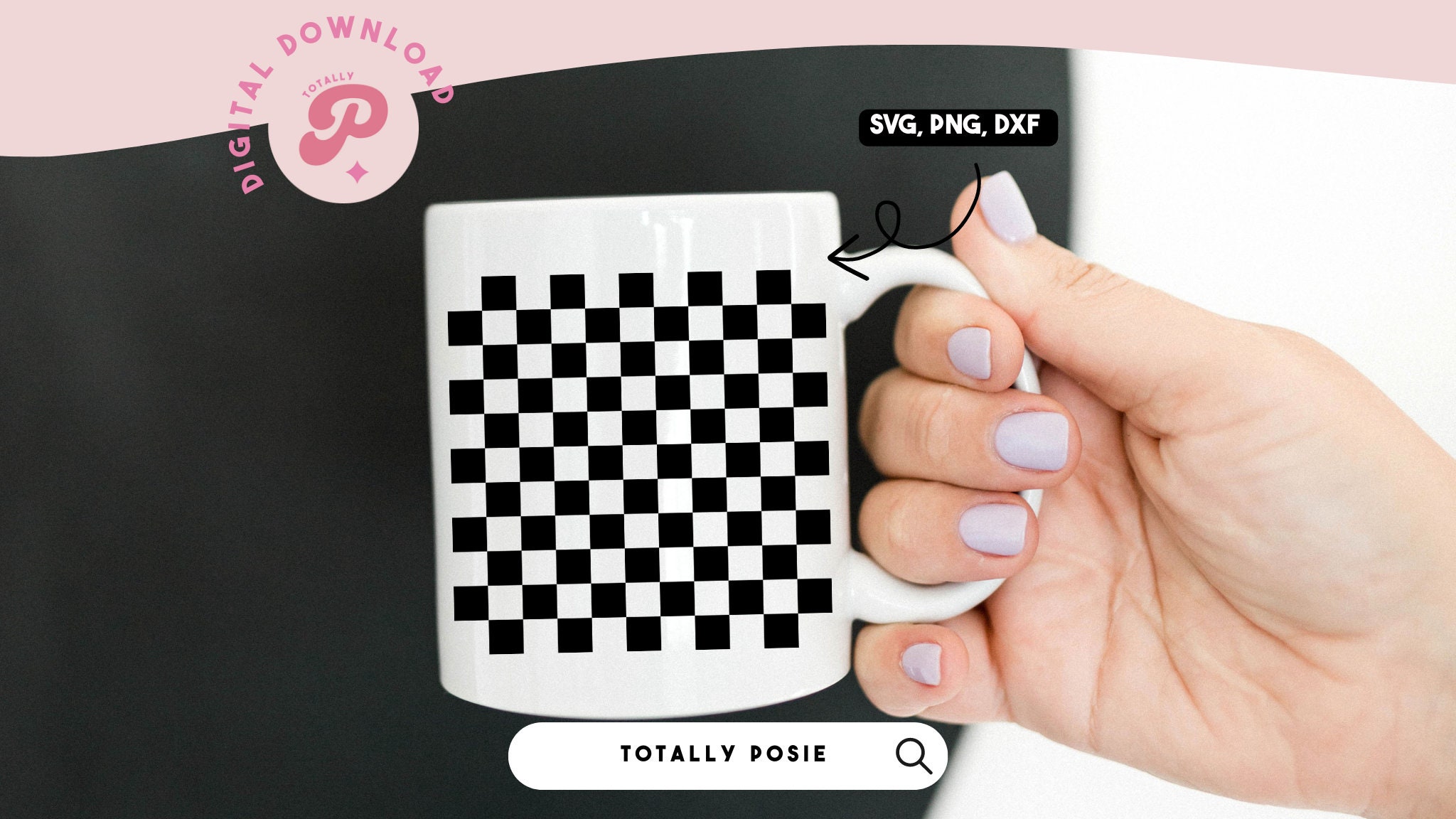 Checkered SVG Checkered, Checkers, Trendy Checkered, Black & White SVG ...