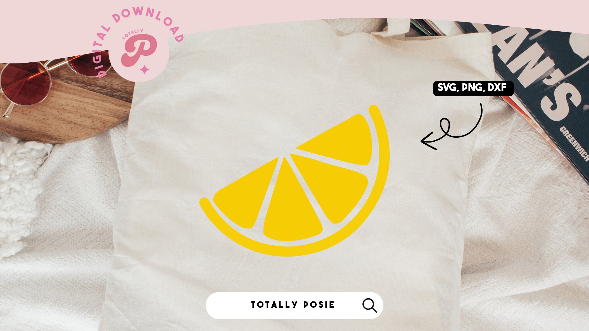 Lemon SVG | Summer, Fruit Clipart, Lemon Slice Printable, Yellow ...