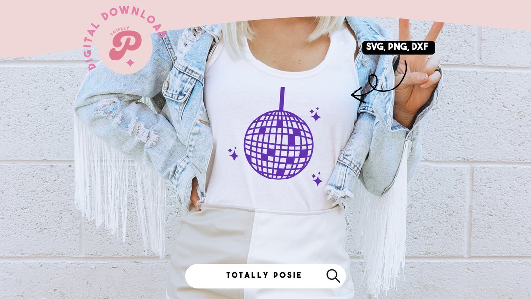 Disco Ball SVG | Disco Clipart, Doodles, Graphic, Vector SVG, Sticker ...