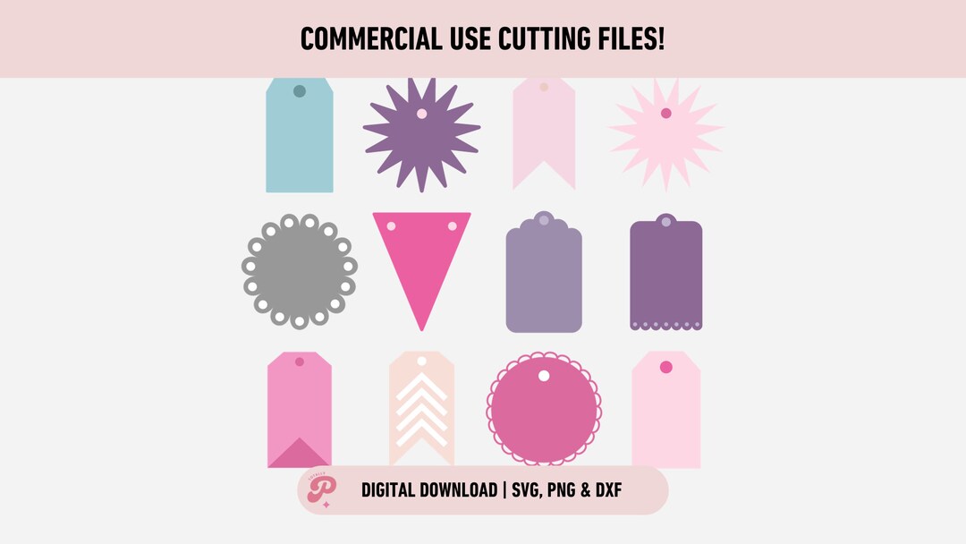 Gift Tag SVG Bundle | Tags, Labels, Printable Gift Tag, Christmas Tag ...