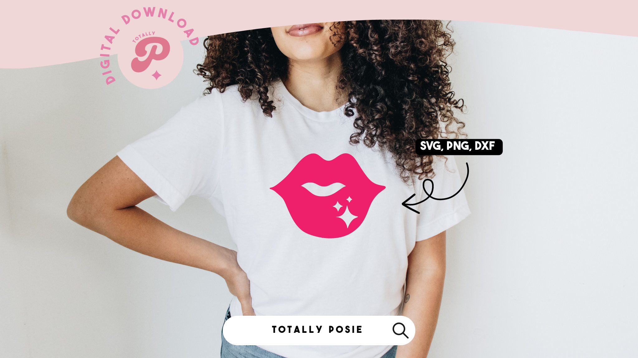 Lips SVG | Red Lips Clipart, Doodles, Graphic, Vector SVG, Star Sticker ...