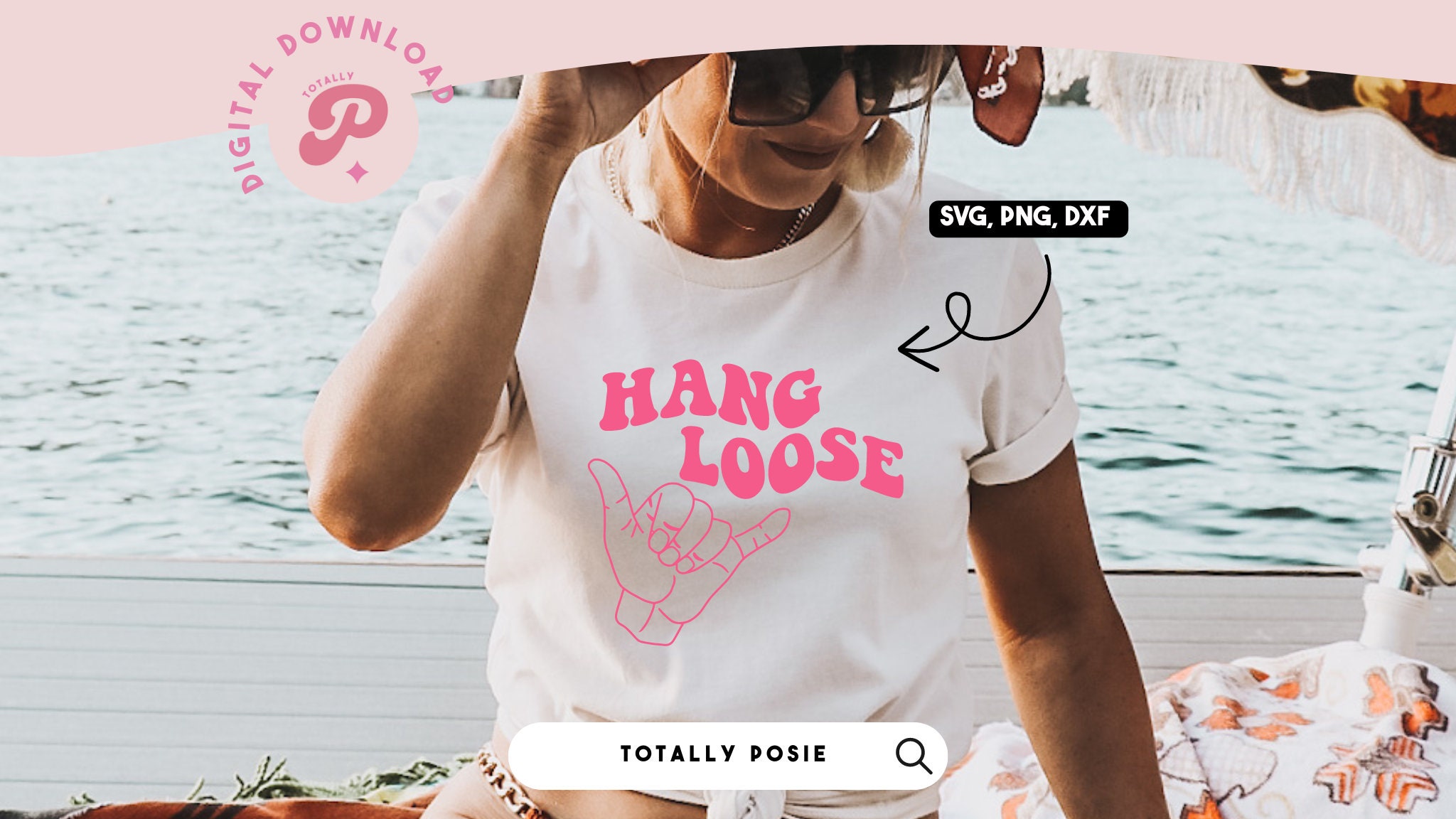 Hang Loose SVG | Shaka Hand Sign, Shaka Brah, Summer, Positivity, Retro ...