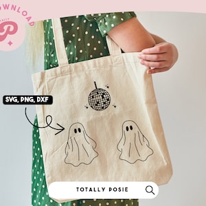Ghost Spooky Disco SVG | Retro, Groovy, Halloween, Ghosts, Disco Ball ...