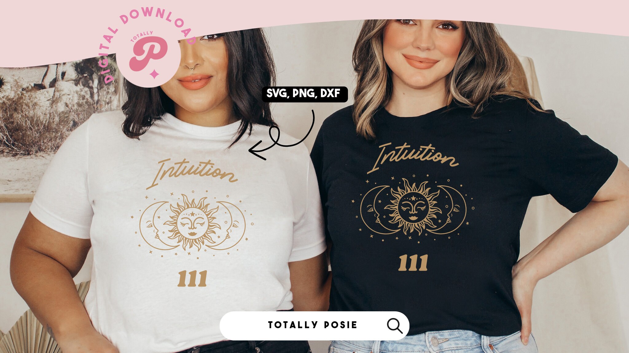 Angel Numbers SVG 111, Intuition, Boho Moon, Celestial, Bohemian Sun ...