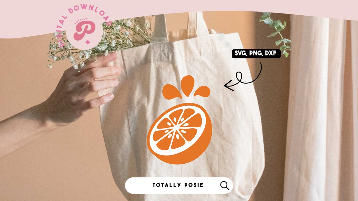 Orange SVG Summer Fruit Clipart Orange Slice Printable - Etsy