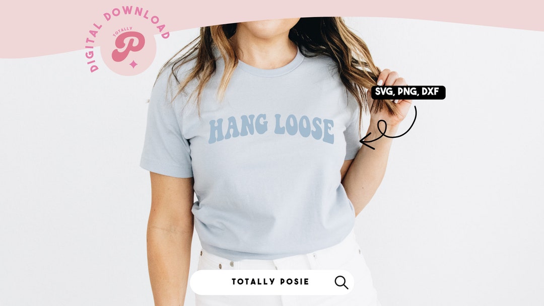 Hang Loose SVG Shaka Hand Sign, Shaka Brah, Summer, Positivity, Retro ...