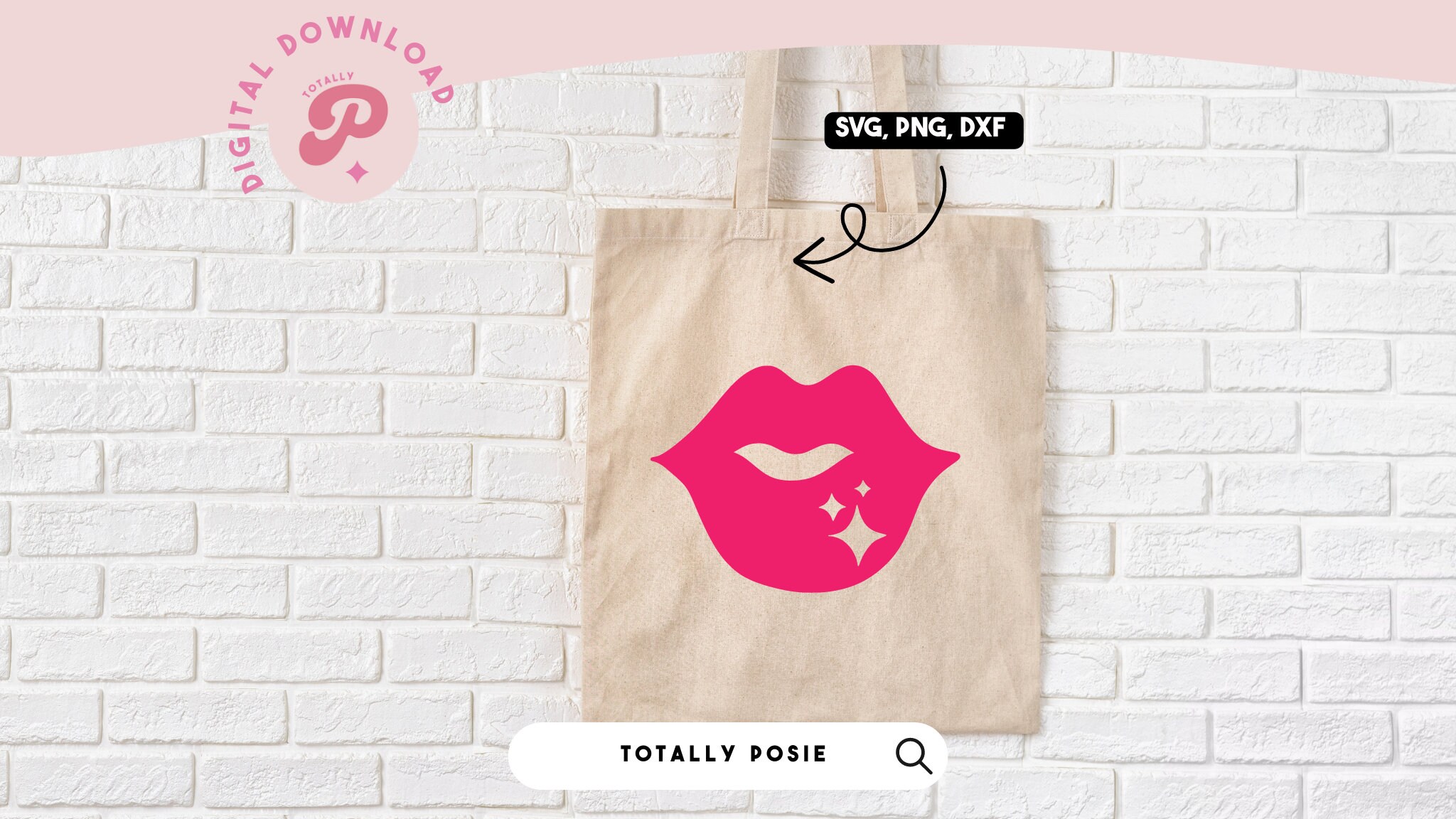 Lips SVG | Red Lips Clipart, Doodles, Graphic, Vector SVG, Star Sticker ...