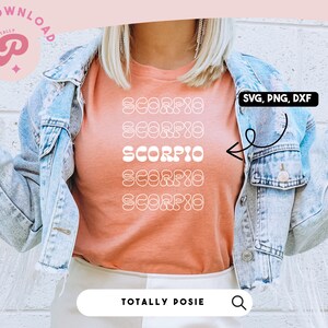 Zodiac Sign SVG | Scorpio, Astrology, Horoscope, Birthday | Star, Moon ...