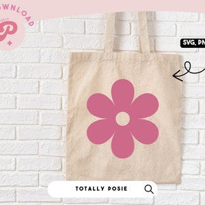 Pink Daisy SVG Clipart, Doodles, Plants Graphic, Vector SVG, Sticker ...