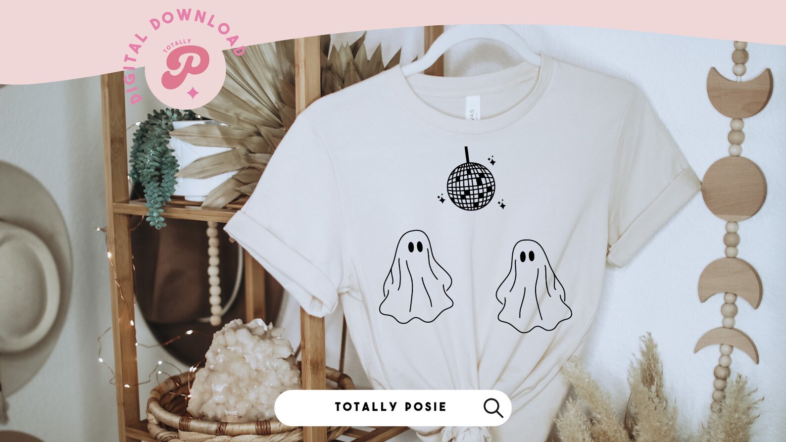 Ghost Spooky Disco SVG | Retro, Groovy, Halloween, Ghosts, Disco Ball ...