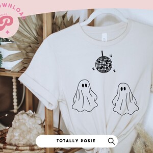 Ghost Spooky Disco SVG | Retro, Groovy, Halloween, Ghosts, Disco Ball ...