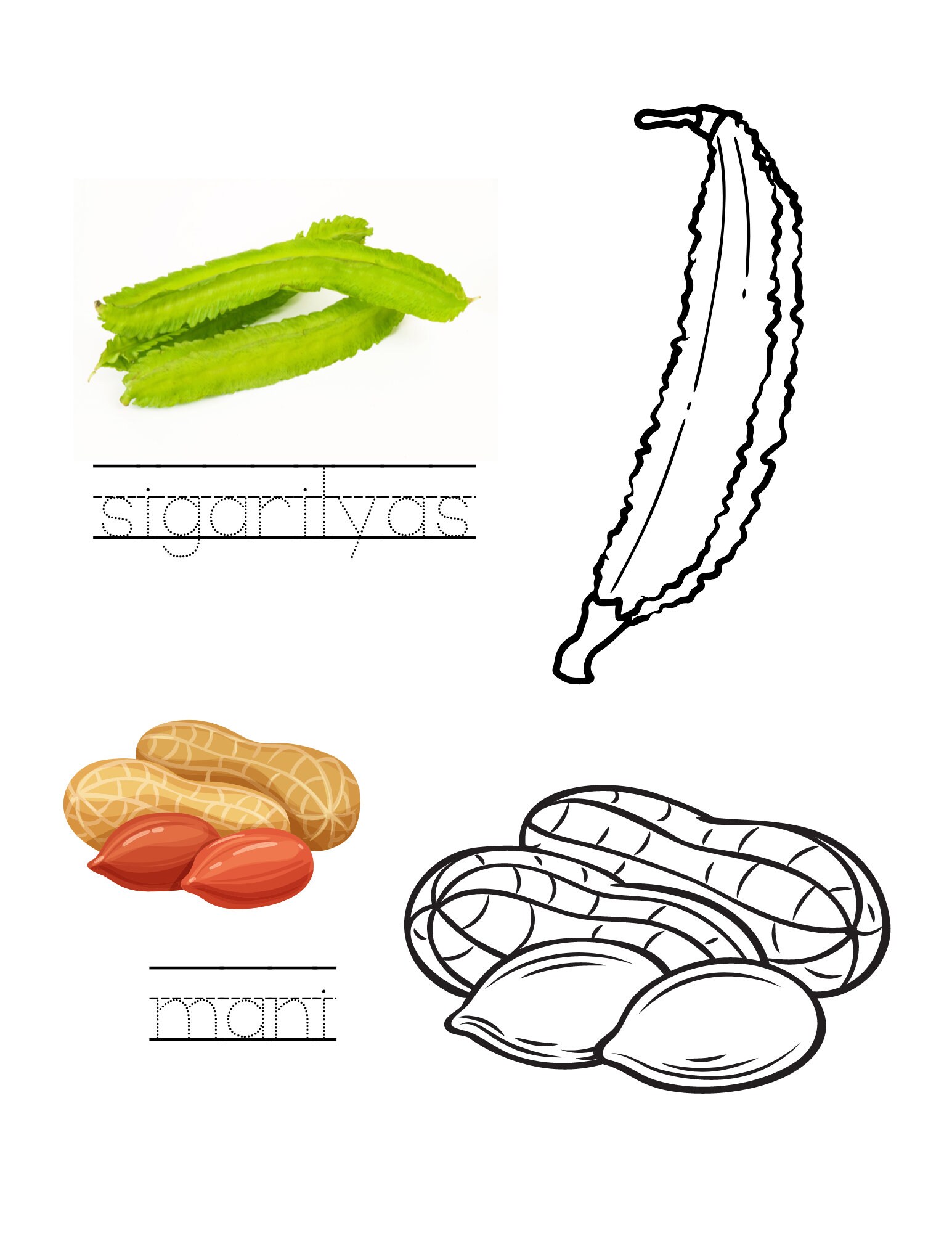 Bahay Kubo Coloring Book: Filipino Culture, Toddler Learning (PDF) - Etsy