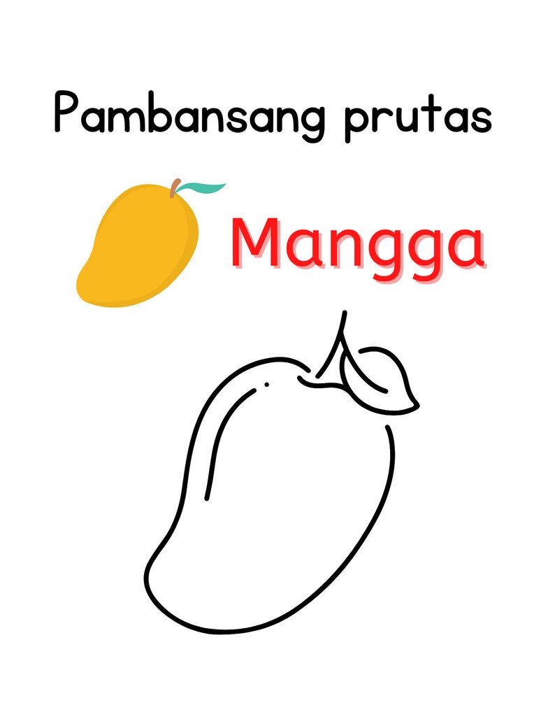 Mga Pambansang Sagisag ng Pilipinas Coloring Pages for Kids - Etsy Schweiz