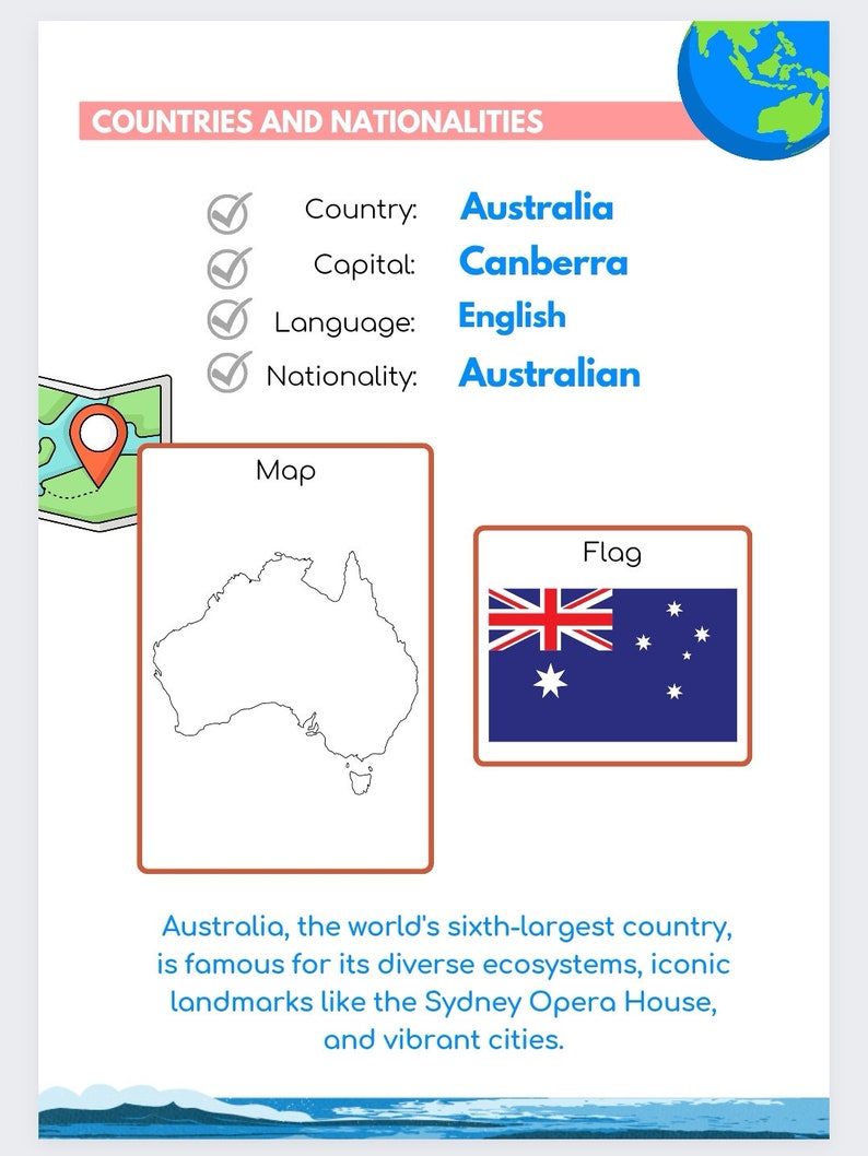 Country Landmarks Kids Fun Coloring Pages Exploring Cultures Learning ...