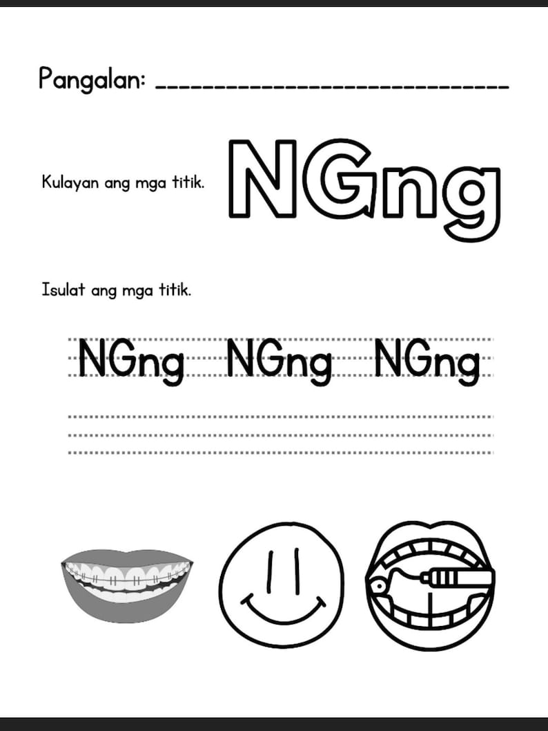 Filipino Alphabet Busy Book: Early Learning Printable (PDF) - Etsy