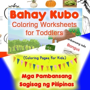 Bahay Kubo Printable Coloring & Tracing Sheets for Toddlers and ...