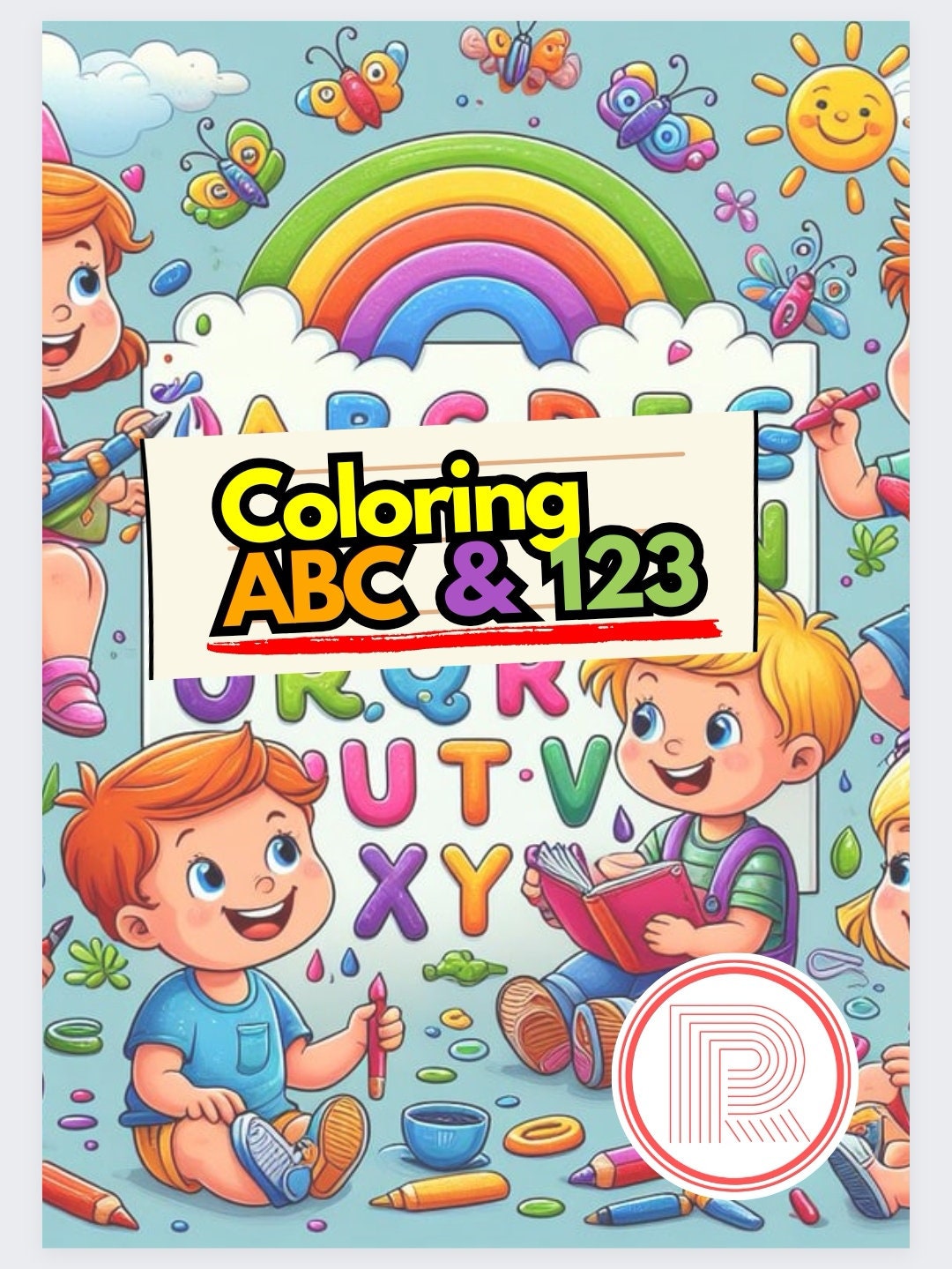 Alphabet Coloring Pages & Counting Fun | ABC and 123 Tracing Printable ...