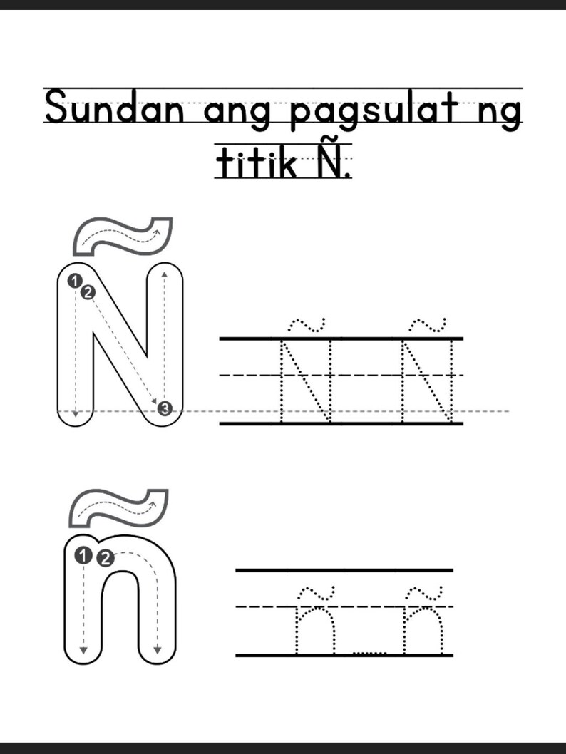 Filipino Alphabet Busy Book: Early Learning Printable (PDF) - Etsy