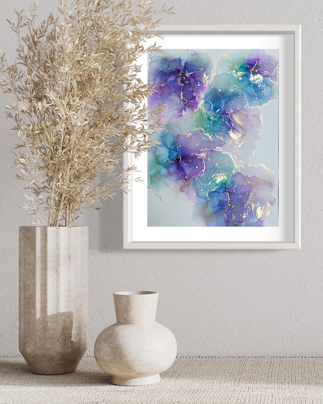 Alcohol Ink Wall Art Original Abstract Painting Home Décor - Etsy