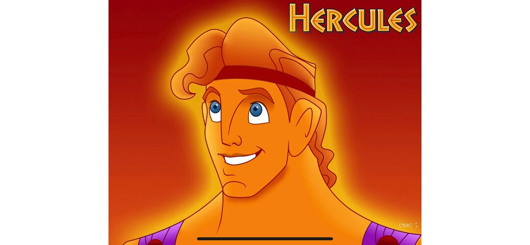 Walt Disney Cartoon Hercules 35mm Film Cell Keyring Keychain Movie ...