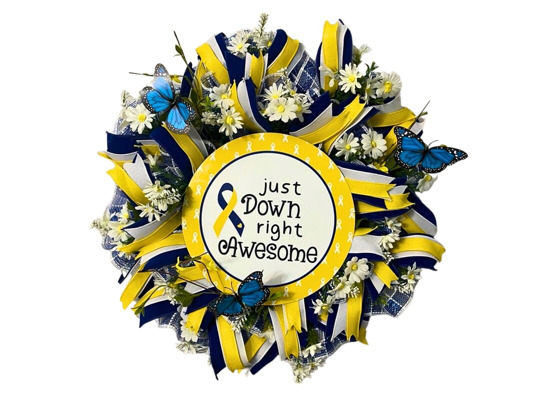 Down Syndrome Awareness for Front Door, Support Awareness Gift, Gift ...