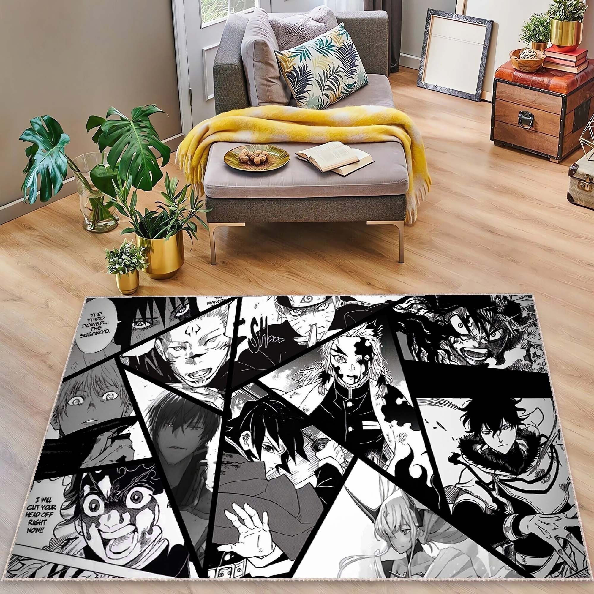Anime, Anime Rug, Manga Rug, Kids Room Rugs, Modern Rug, Custom Rug ...