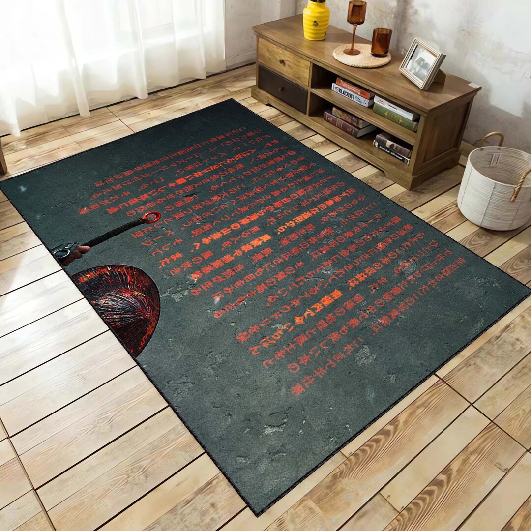 Samurai Rug, Japanese Culture Rugs, Anime Rug, Themed Rug, Kung Fu ...