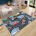 Race Road Track Toddler Play Mat Play Mat Car Race Car Track Rug for ...
