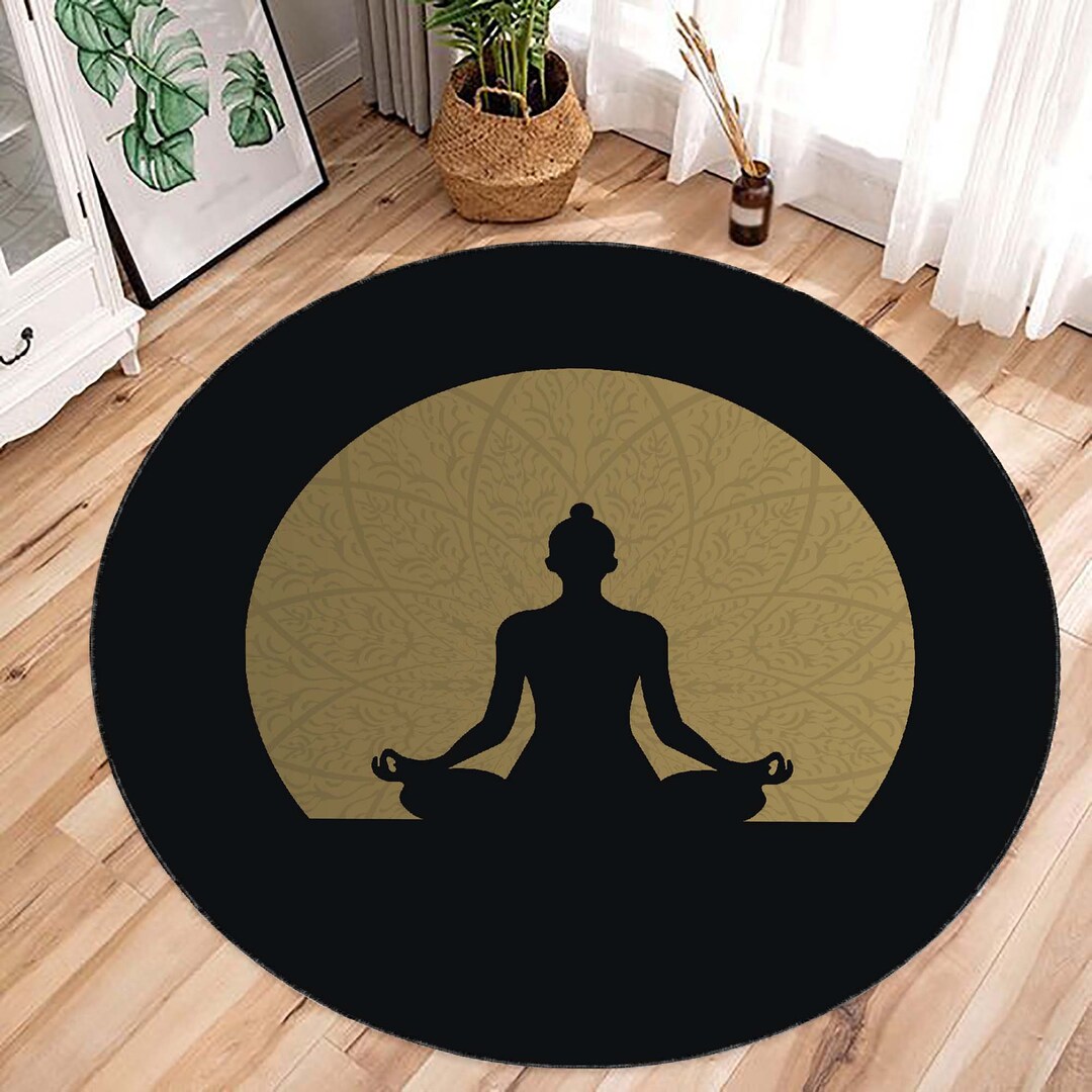 Round Yoga Mat, Yoga Mat, Exercise Workout Mat, Yoga, YOGA and ...