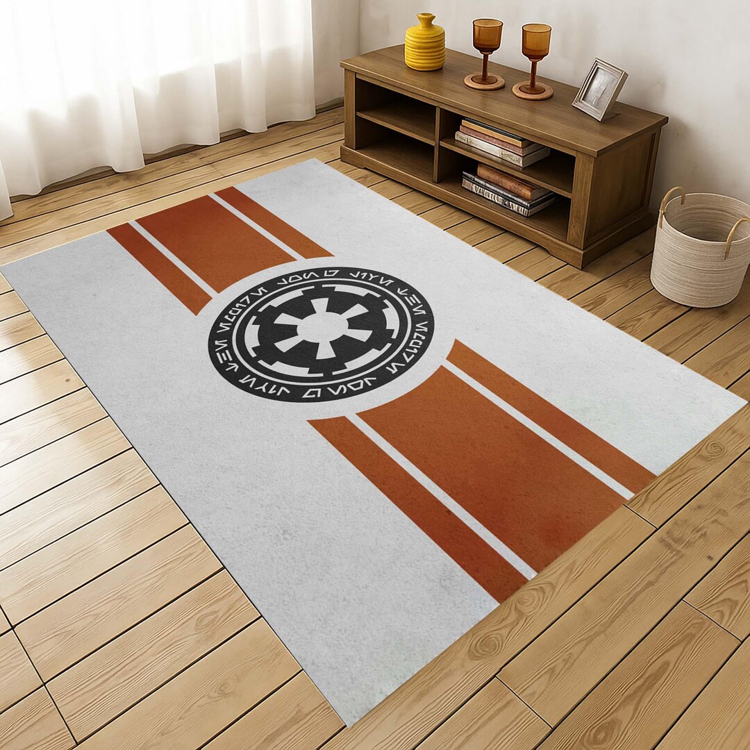 Galactic Empire Rug, Sci Fi Symbol Area Rug, Space Themed Floor Mat - Etsy