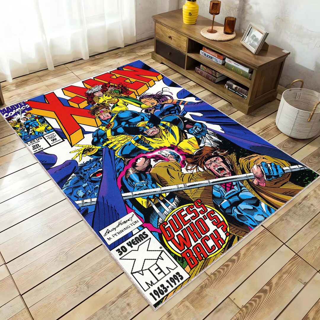 X-men Legend Rug, Comic Cartoon Books Cover, Books First Number ...