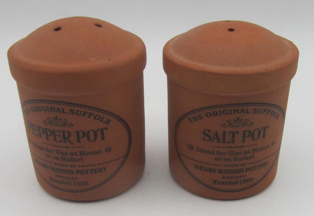 Henry Watson Pottery the Original Suffolk Salt and Pepper Pot - Etsy UK