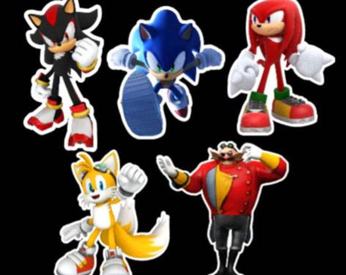 30 Sonic Cutouts - Etsy