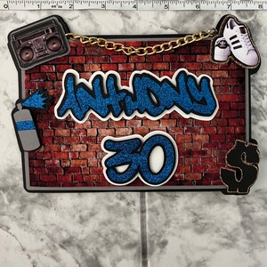 80s Theme Hip Hop Cake Topper - Etsy