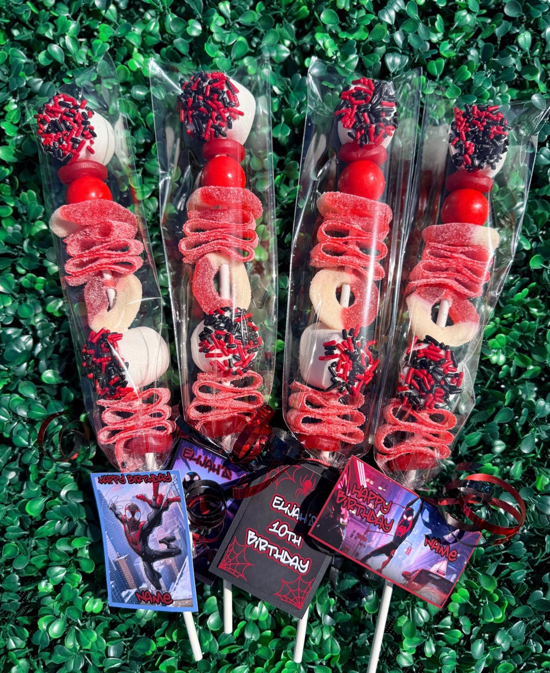 10+ Spider-man Candy Kabobs: Party Favors With FREE Priority Mail ...