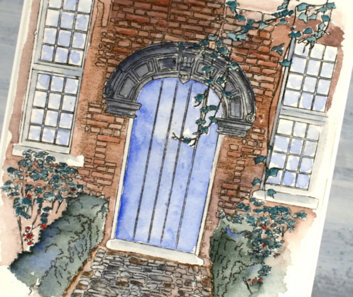 Old Stone Doorway Digital Stamp (svg, Png, Pdf, Jpg) - Etsy