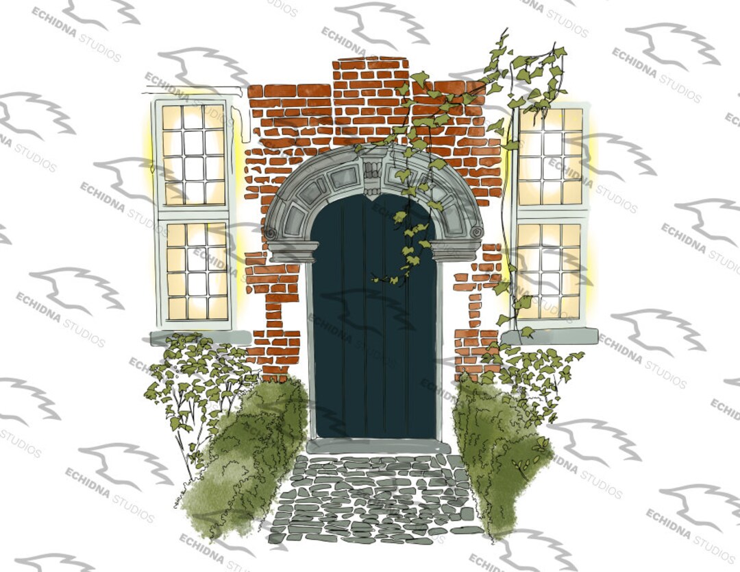 Old Stone Doorway Digital Stamp svg Png Pdf Jpg - Etsy