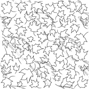 Leaf Background Digital Stamp (svg, Png, Pdf, Jpg) Instant Download ...