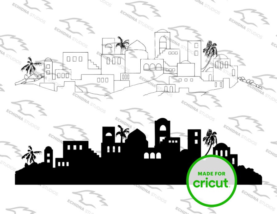 Bethlehem Skyline Digital Stamp (svg, Png, Pdf, Jpg) Instant Download ...