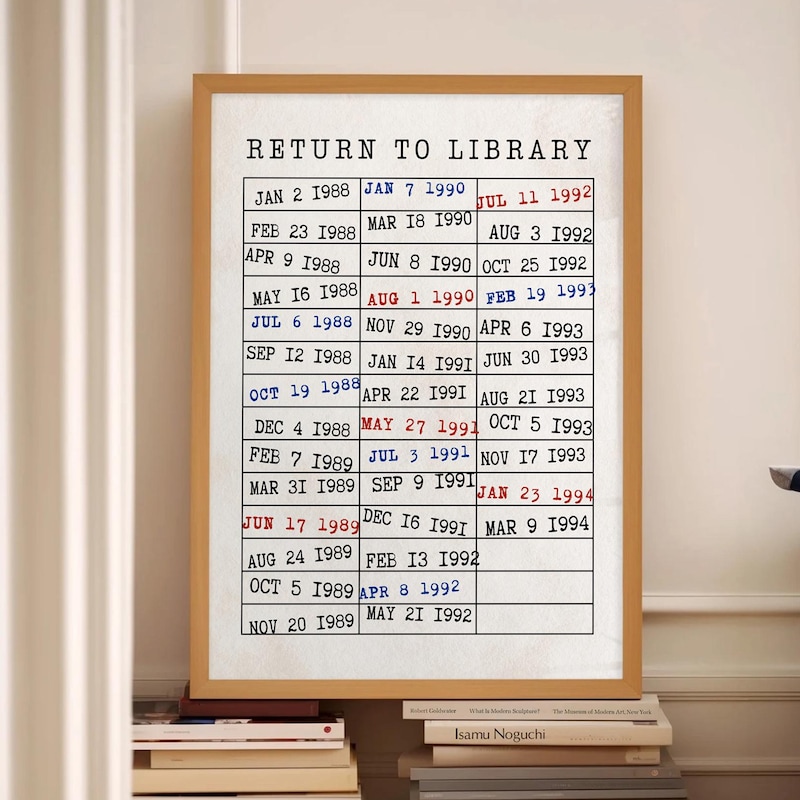 Library Wall Art - Etsy