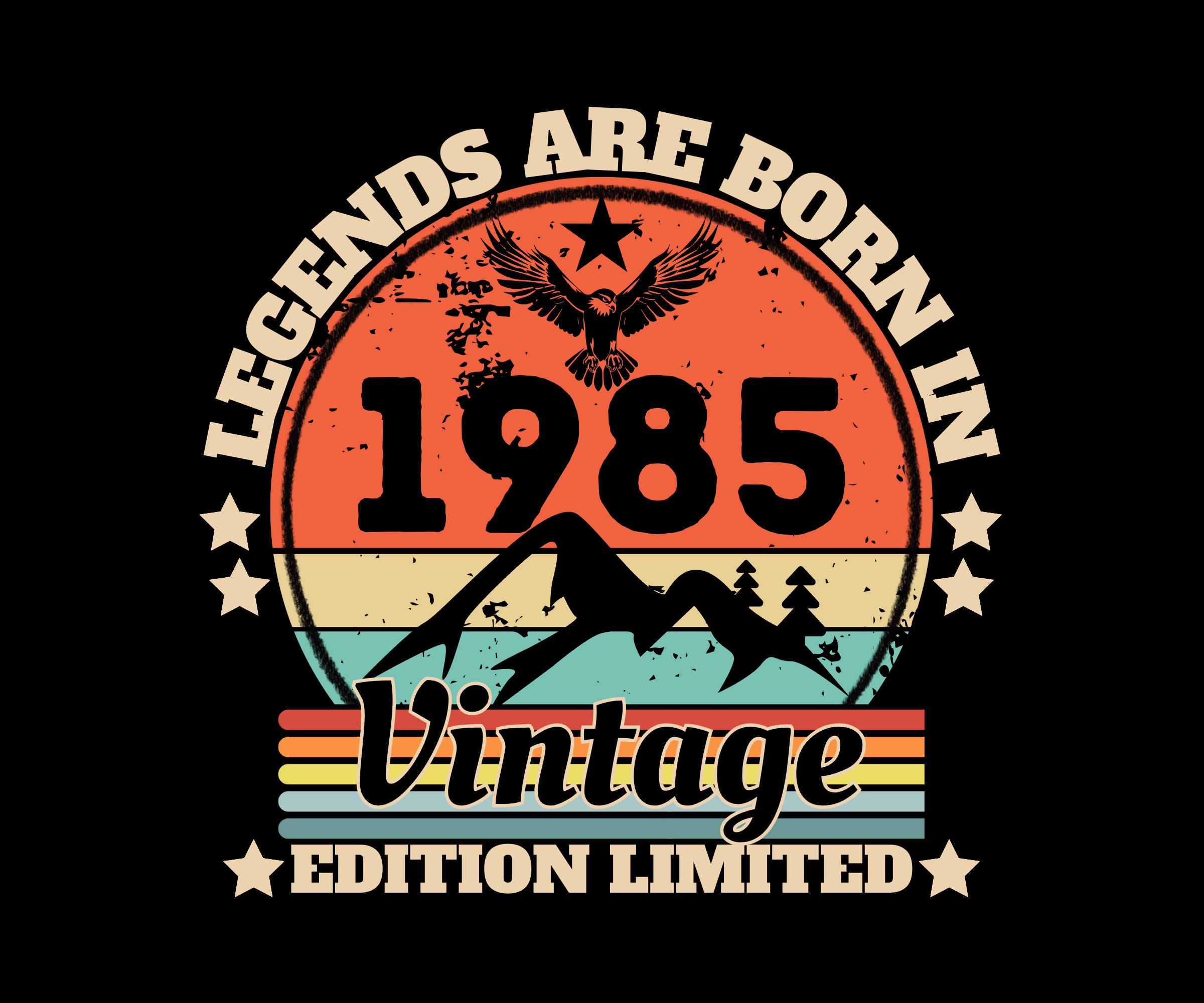 40th Birthday Gift, Made in 1985 Vintage, 40 Years Old Birthday Svg ...