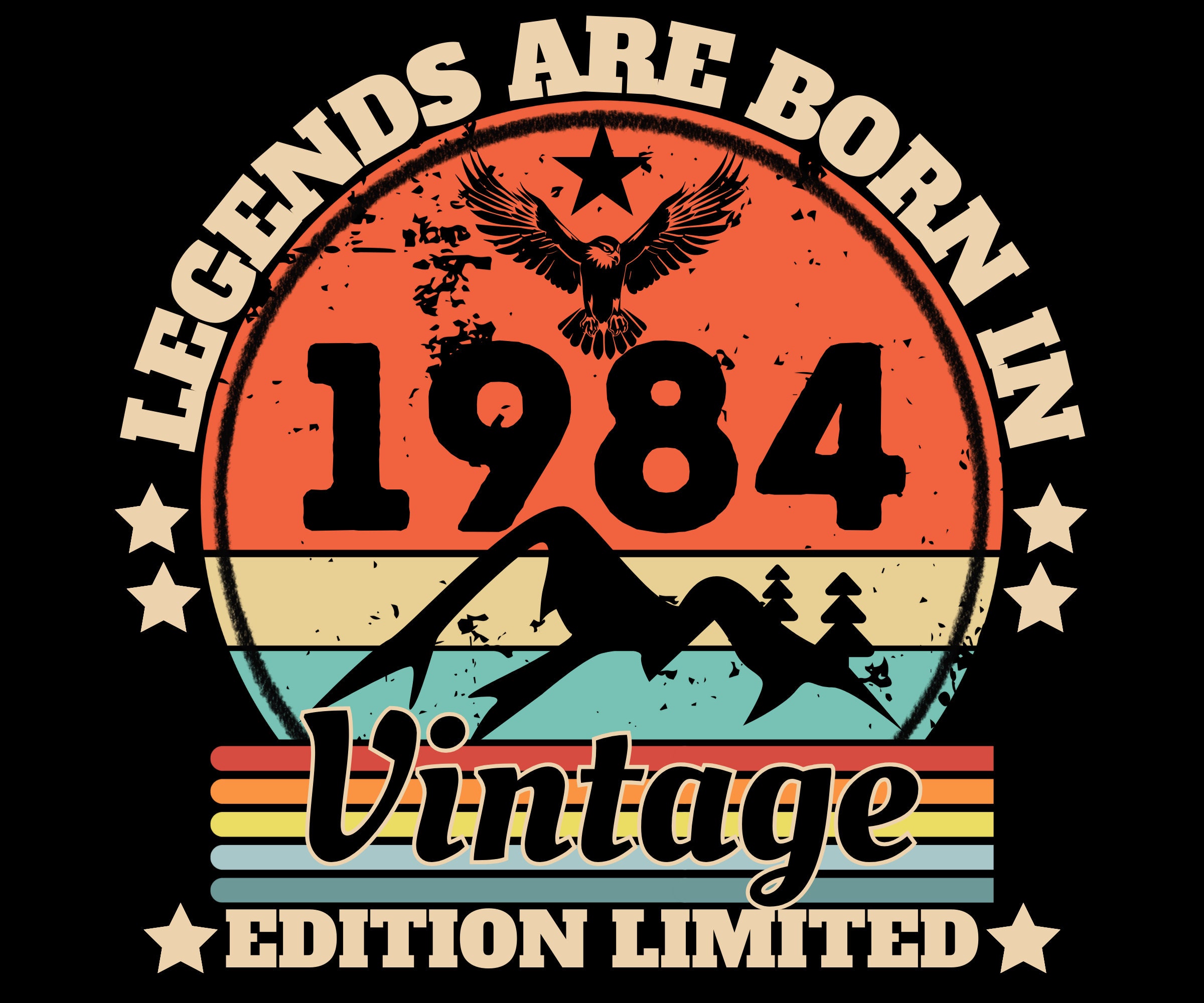 Vintage 1984 Svg, 1984 Birthday Svg, 40th Birthday Svg Png, Vintage ...