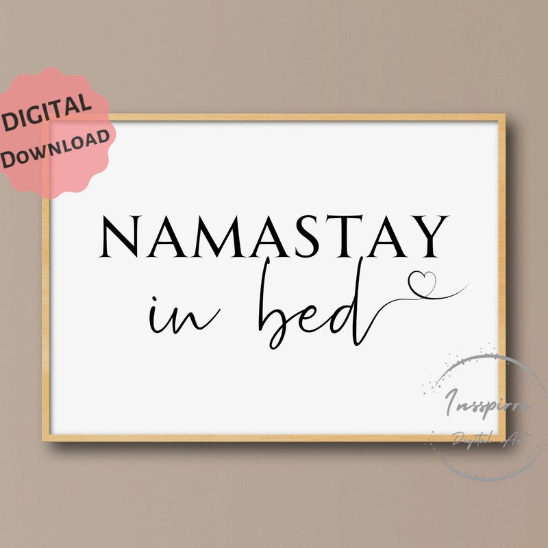 Namastay in Bed - Etsy