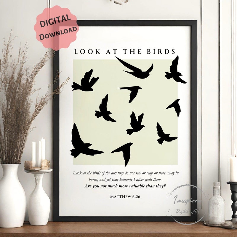 Matthew 6 26 - Etsy