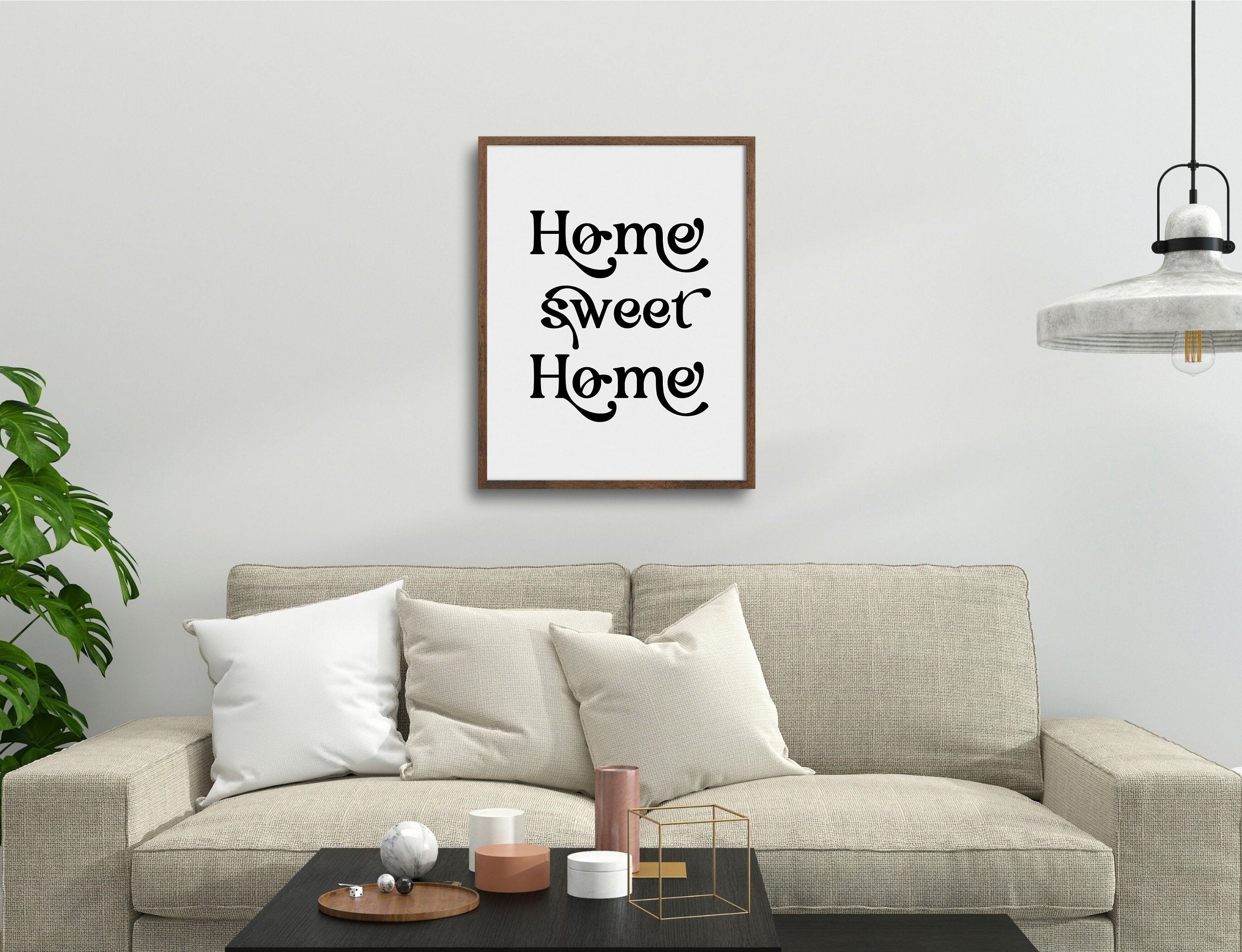Home Sweet Home PRINTABLE, Living Room Wall Art, Entryway Decor ...