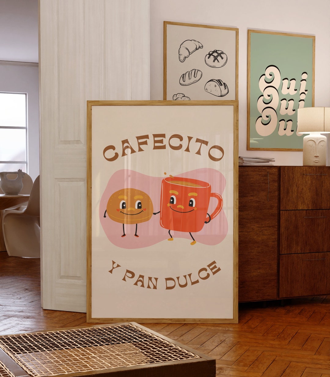Cafecito Y Pan Dulce PRINTABLE, Mexican Kitchen Wall Art, *DIGITAL ...
