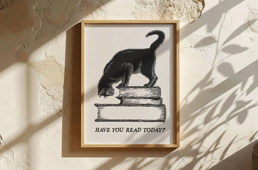 Vintage Book Nook PRINTABLE, Funny Reading Quote Decor, Have You Read ...