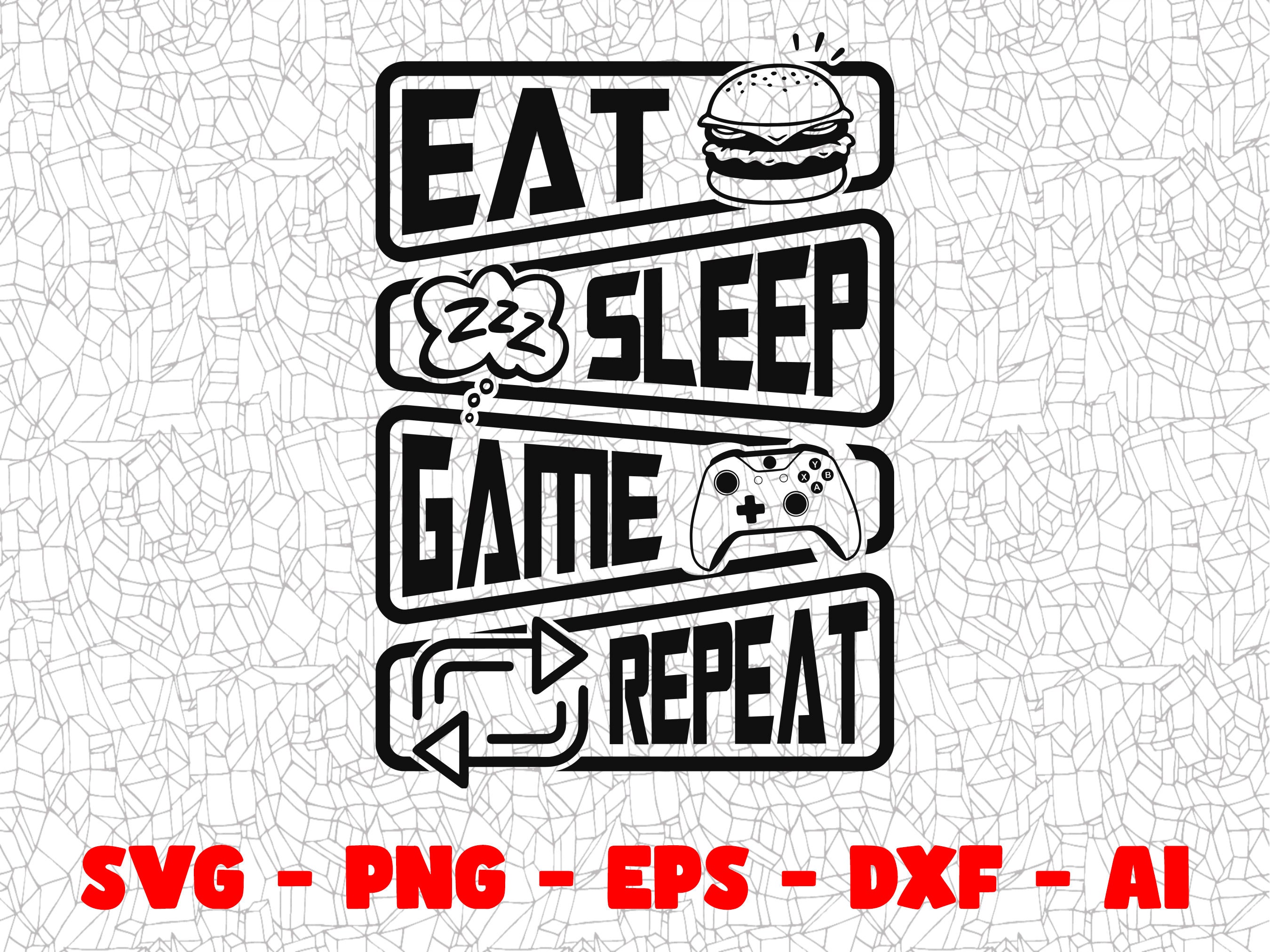 Gaming SVG Design Craft Files PNG Design Cricut - Etsy