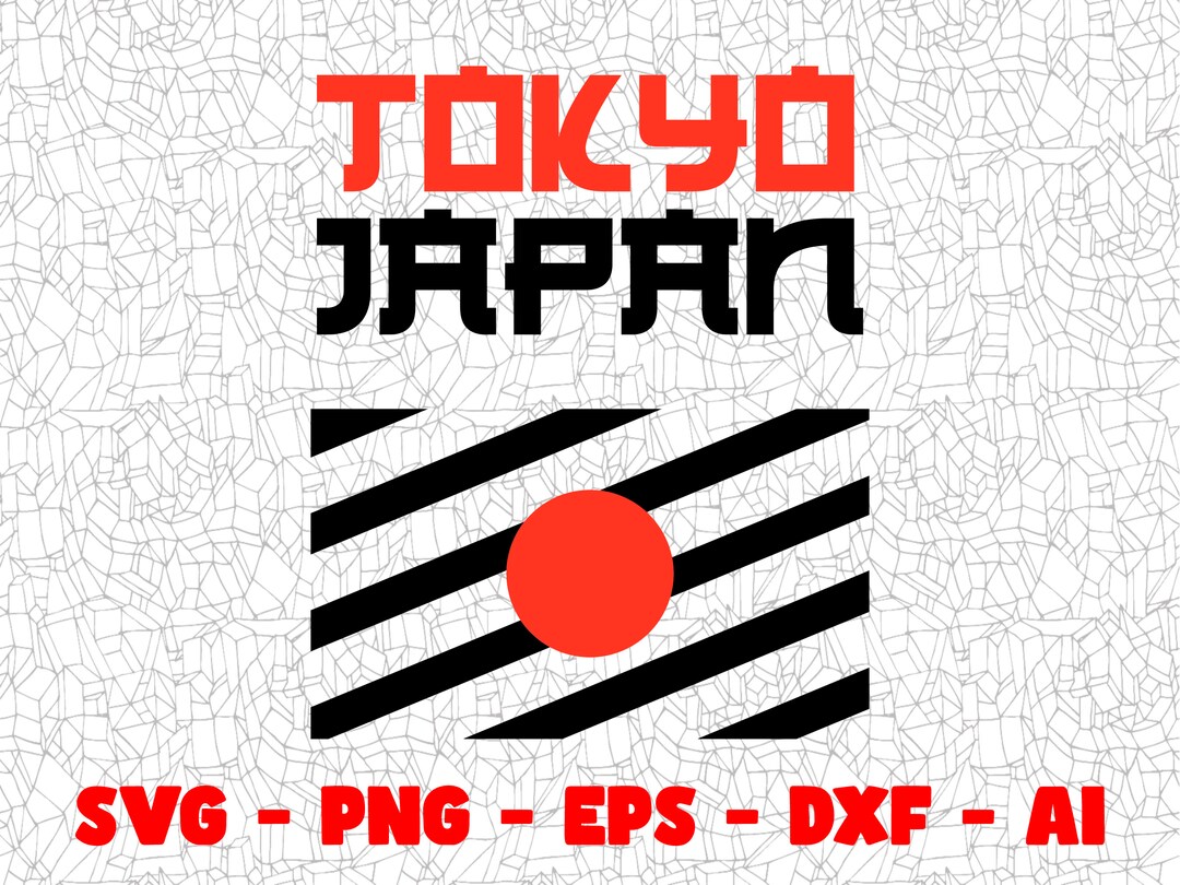 Tokyo Japan SVG Design, Craft Files, PNG Design, Cricut, Silhouette ...
